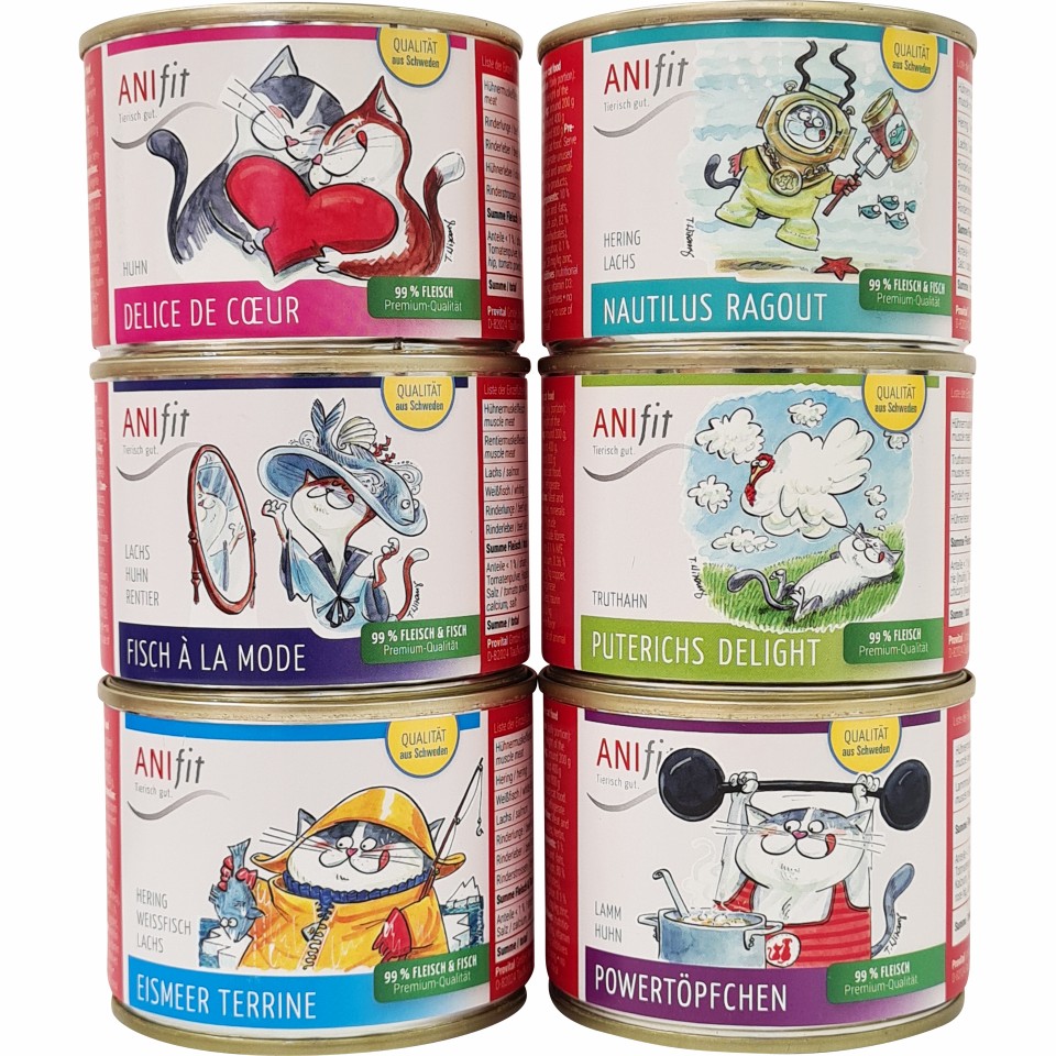 Schnupperpaket/Testpaket Katzenfutter | Shop Anifit
